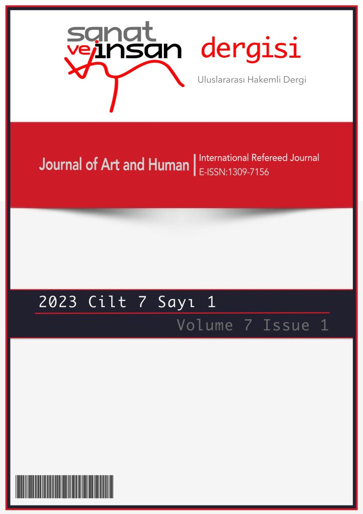 2023 Cilt 7 Sayı 1 - Sanat ve İnsan Dergisi